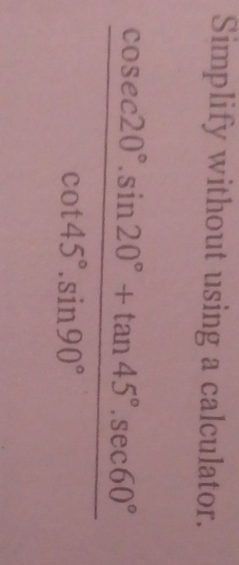 Simplify without using a calculator. $ | StudyX