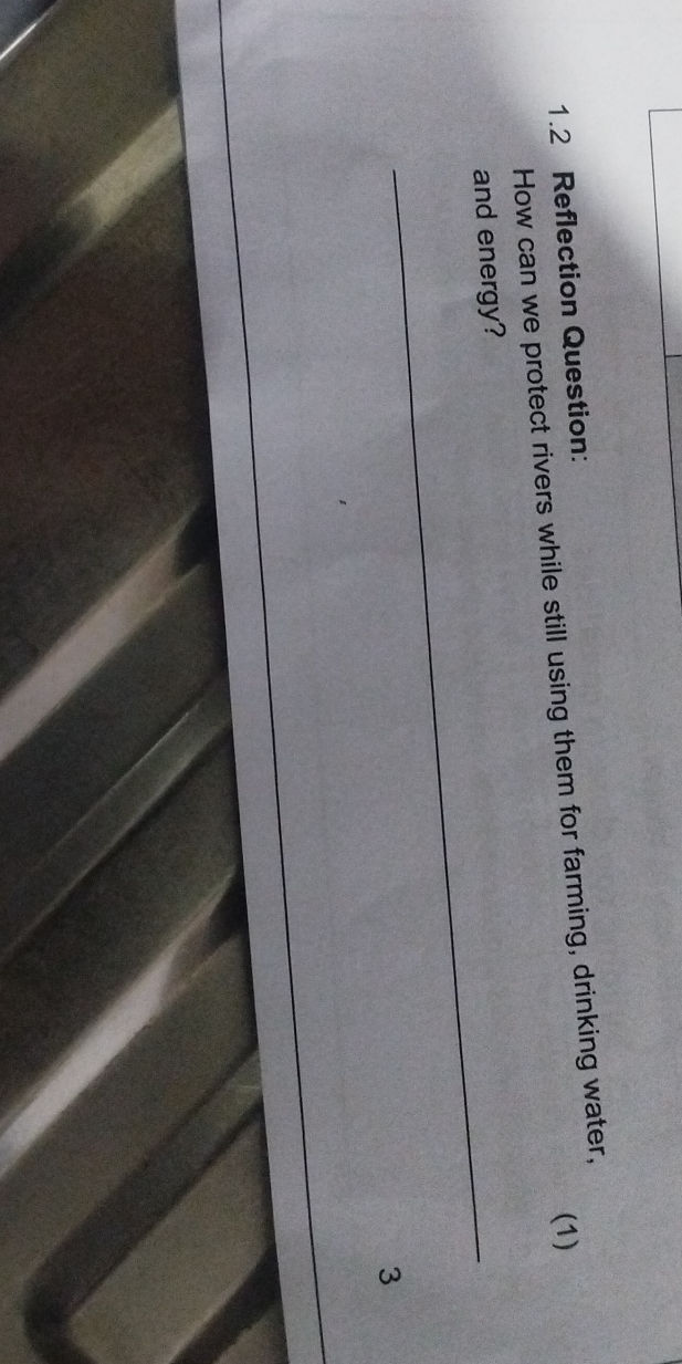 1.2 Reflection Question: How can we protect | StudyX
