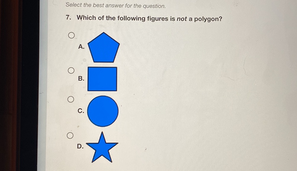 7. Which of the following figures is not a | StudyX