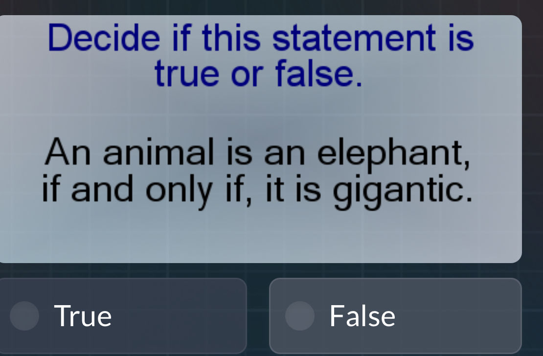 Decide if this statement is true or false. | StudyX