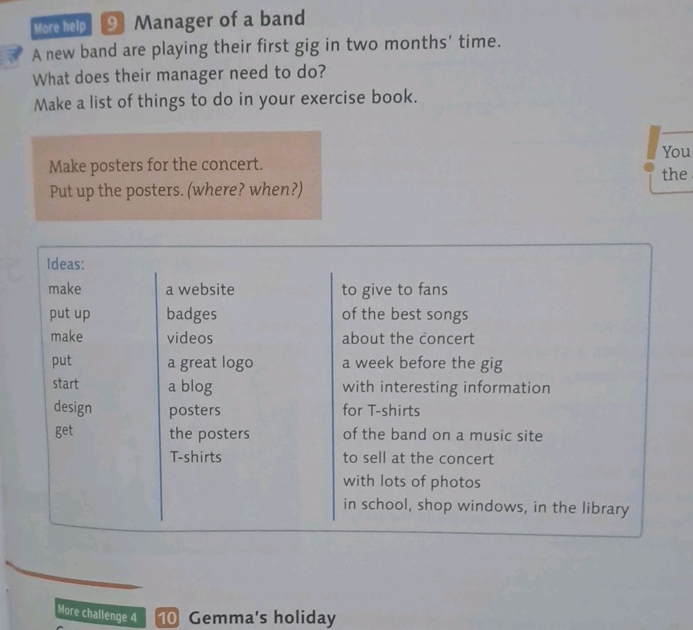 A new band are playing their first gig in | StudyX