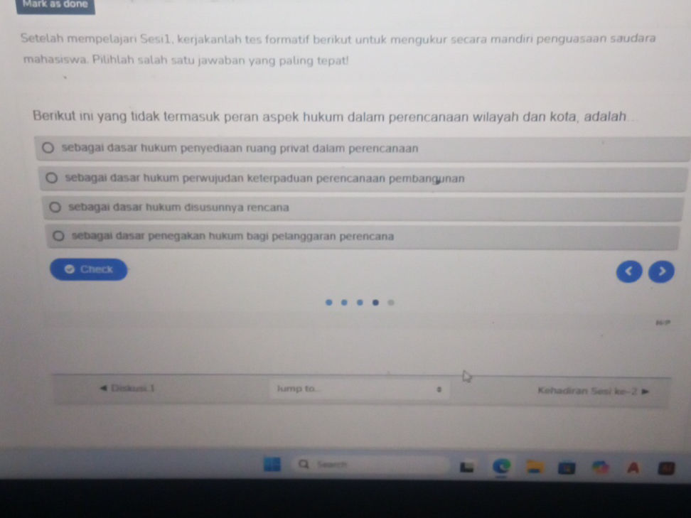 Berikut ini yang tidak termasuk peran aspek | StudyX