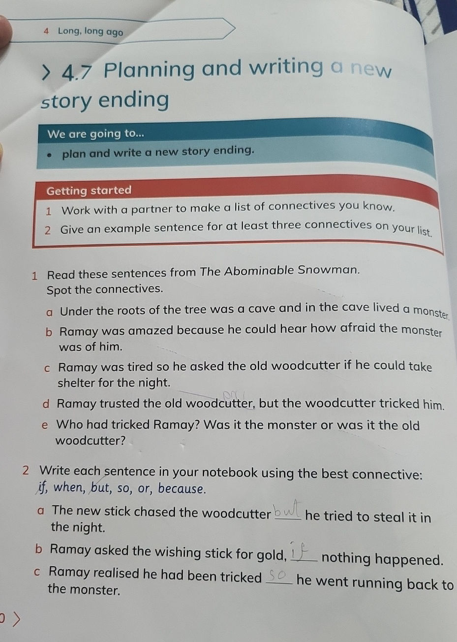 1 Read these sentences from The Abominable | StudyX