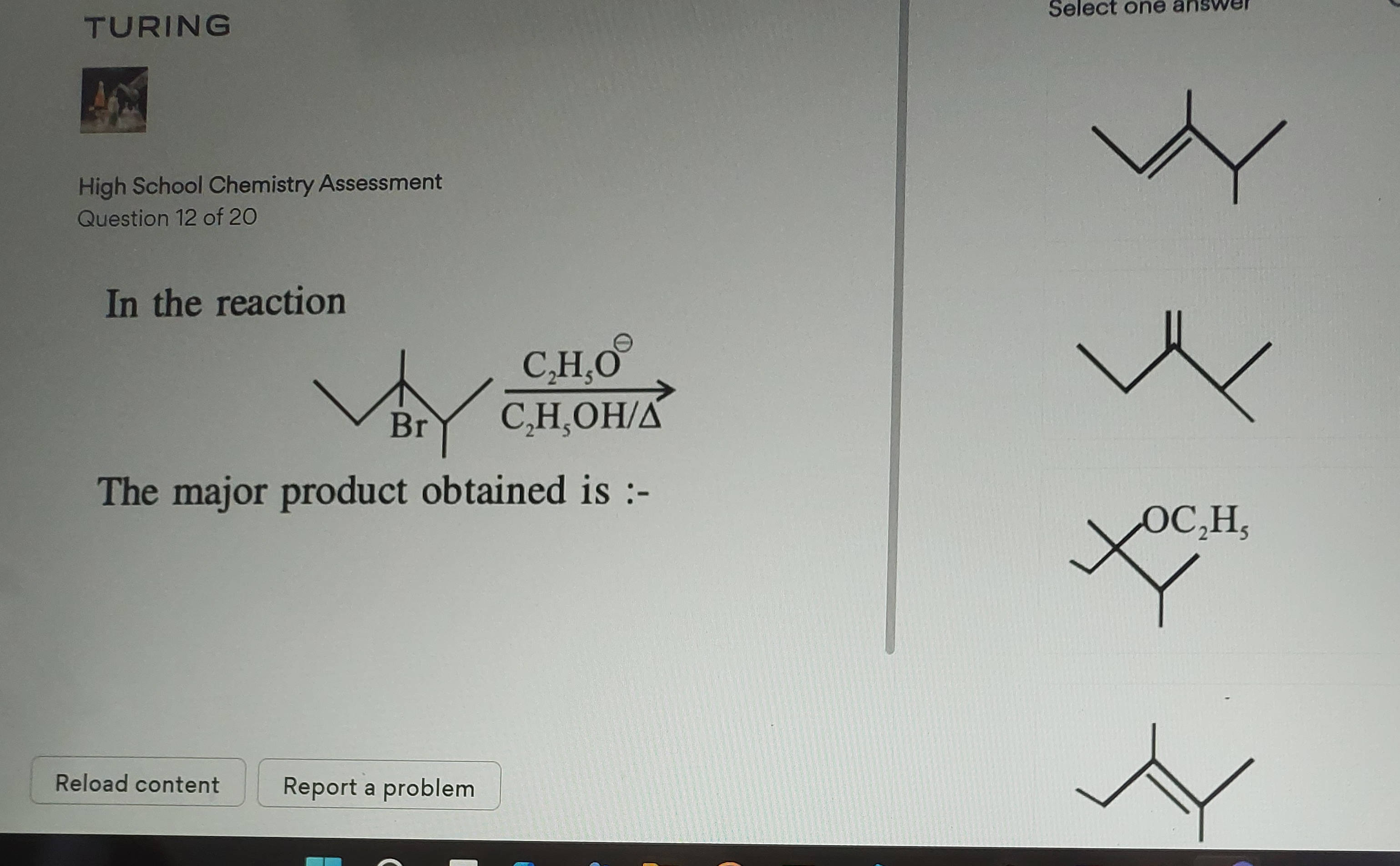 In the reaction ${Br-CH(CH3)-CH2-CH3 + | StudyX