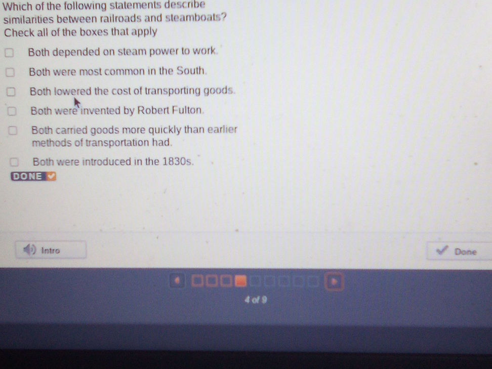 Which of the following statements describe | StudyX