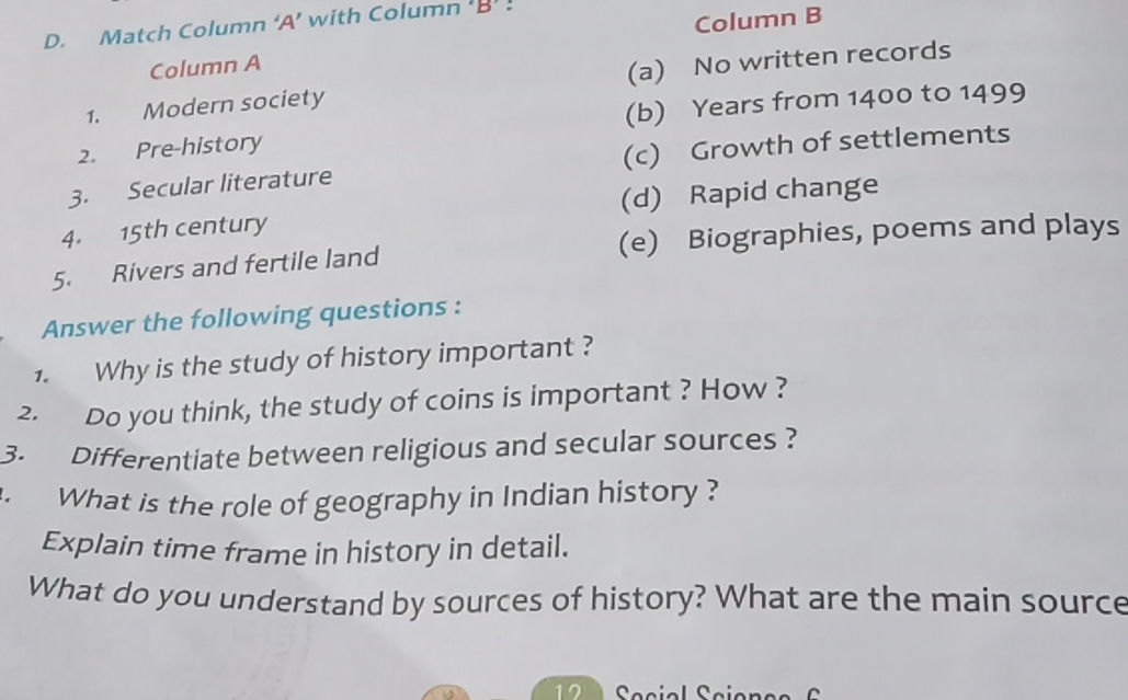 D. Match Column 'A' with Column 'B': Column | StudyX