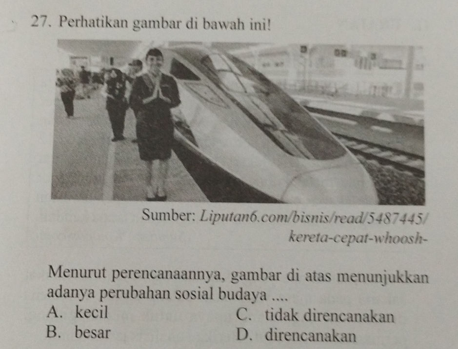 27. Perhatikan gambar di bawah ini! Menurut | StudyX