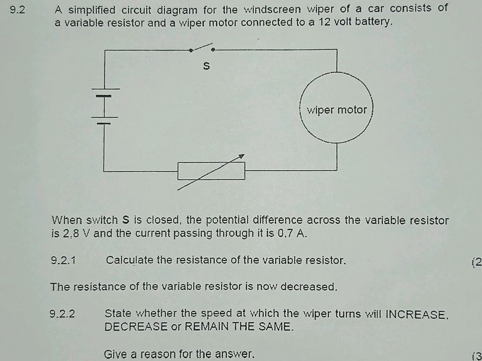 A simplified circuit diagram for the | StudyX