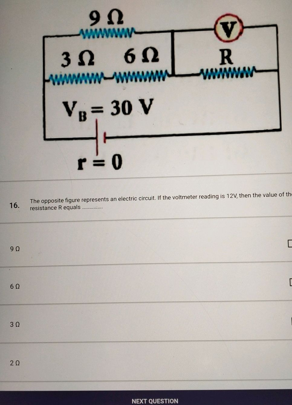 16. The opposite figure represents an | StudyX