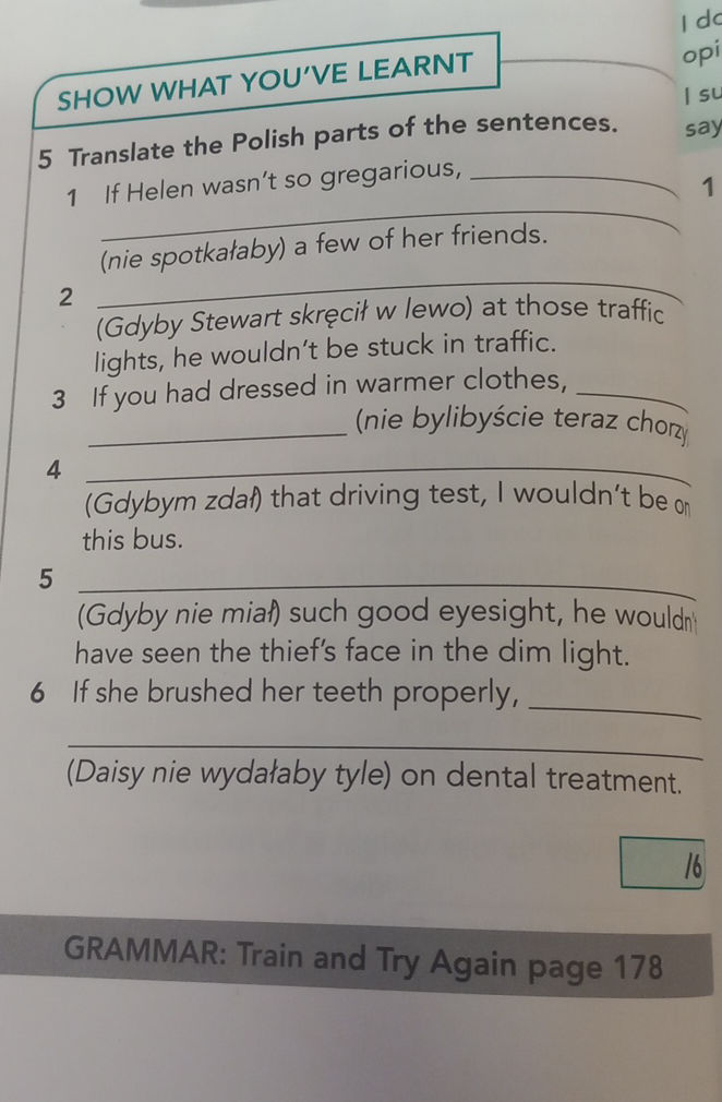 5 Translate the Polish parts of the | StudyX