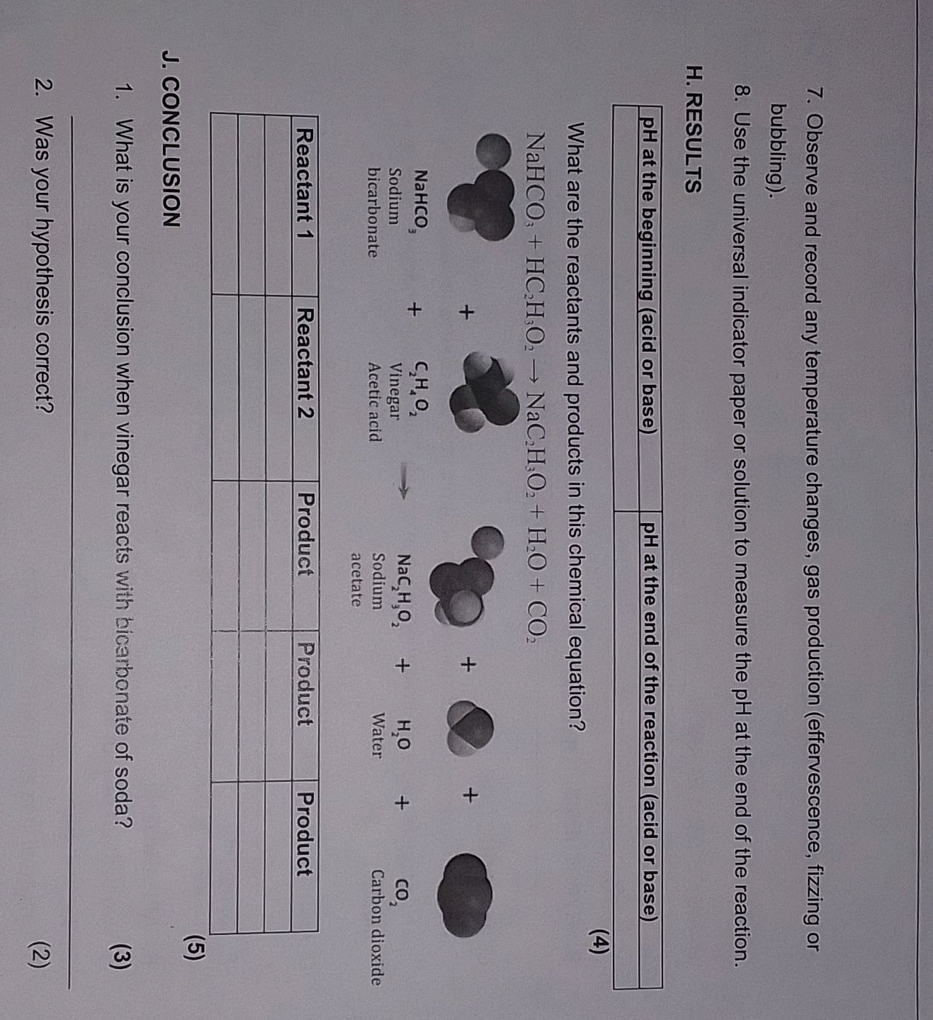 What are the reactants and products in this | StudyX