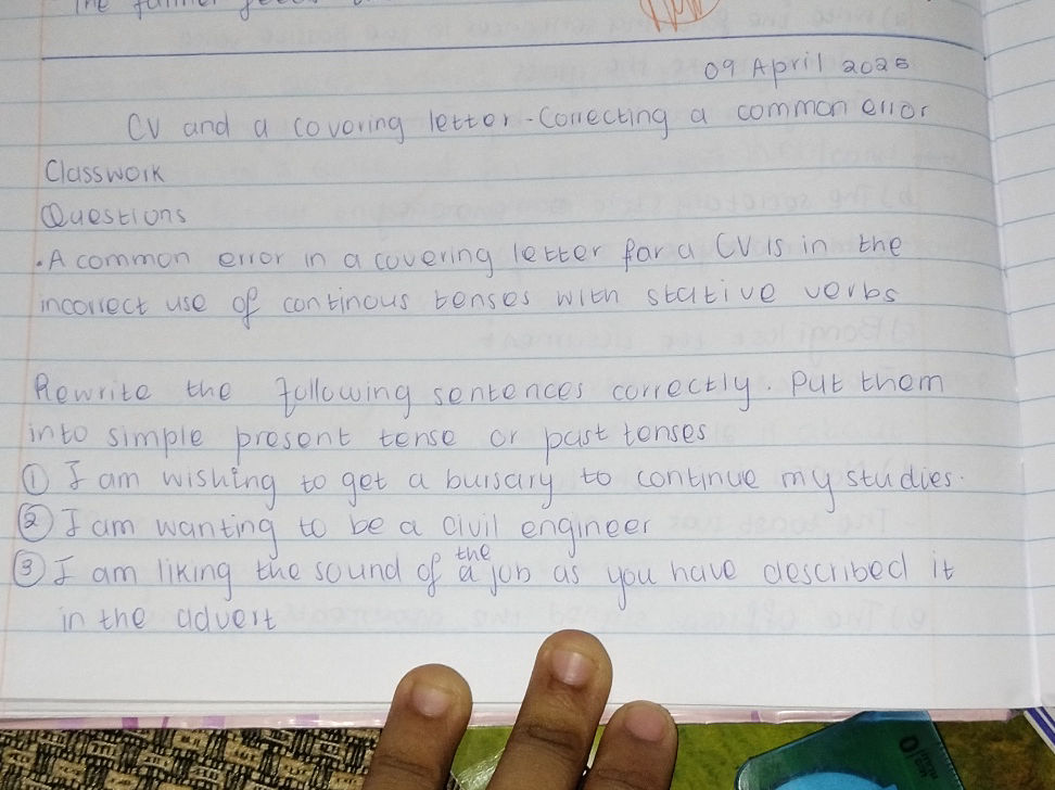 Rewrite the following sentences correctly. | StudyX