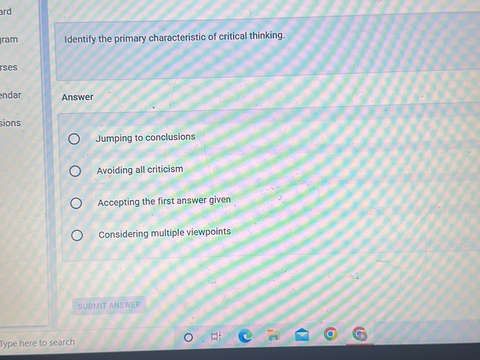 Identify the primary characteristic of | StudyX