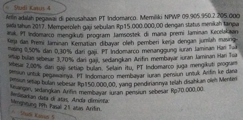 Berdasarkan data di atas, Anda diminta: | StudyX