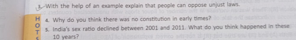 3. With the help of an example explain that | StudyX