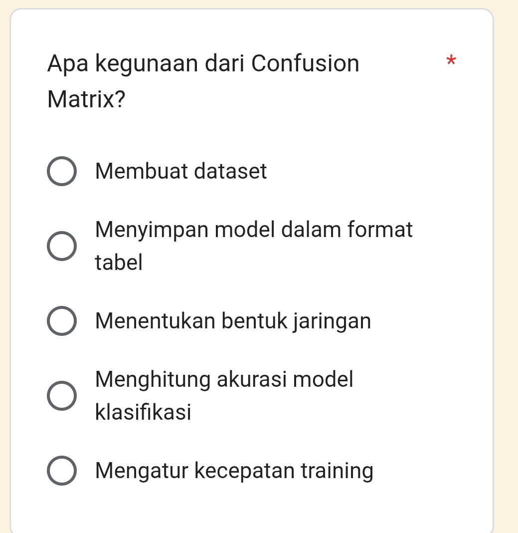 Apa kegunaan dari Confusion Matrix? Membuat | StudyX