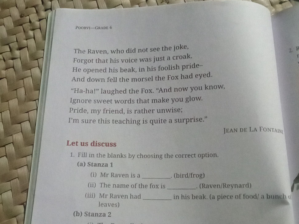 1. Fill in the blanks by choosing the | StudyX