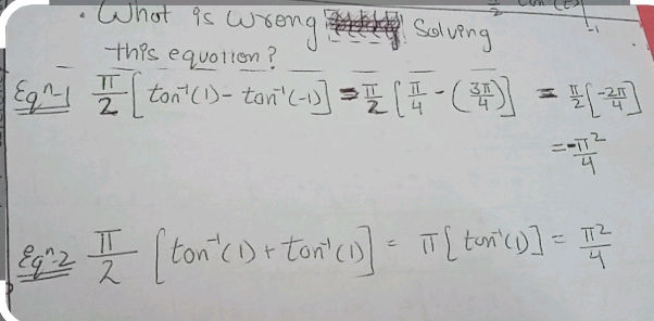 What is wrong solving this equation? | StudyX