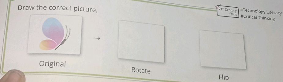 Draw the correct picture. Original -> | StudyX