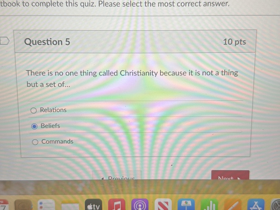 There is no one thing called Christianity | StudyX