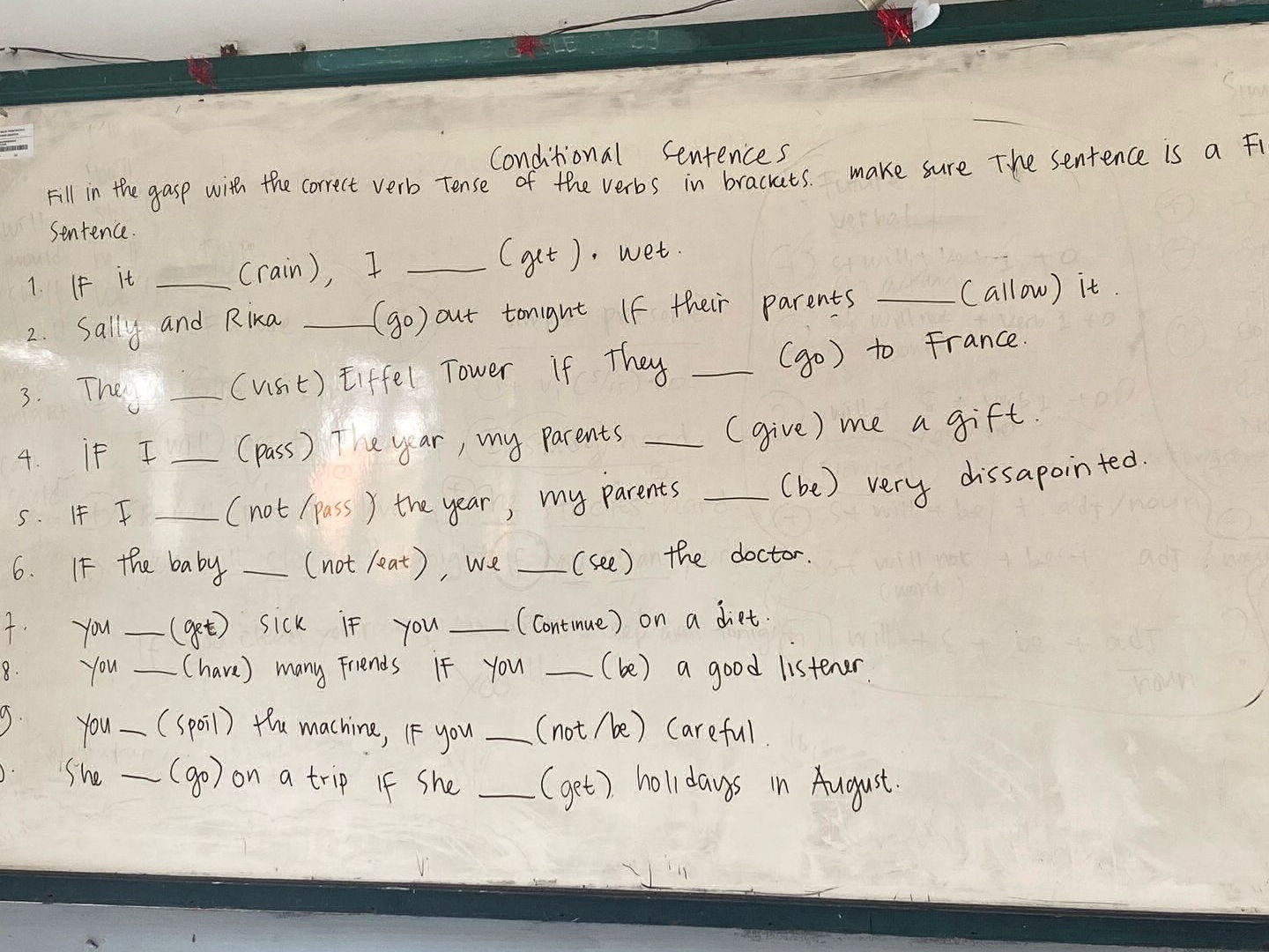 Fill in the gasp with the correct verb Tense | StudyX