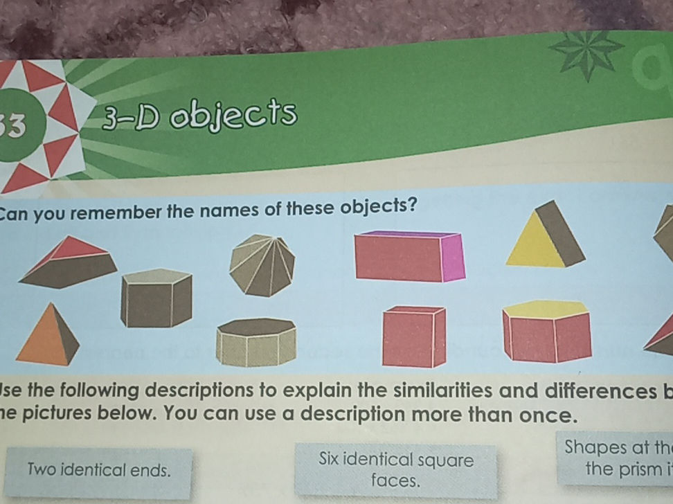 Can you remember the names of these objects? | StudyX