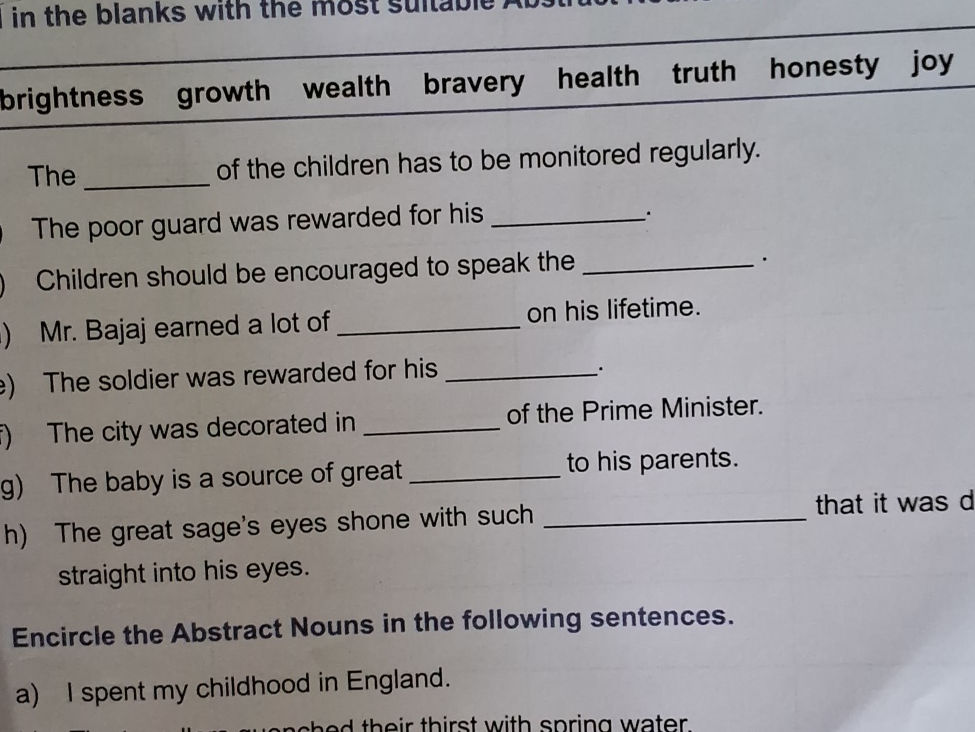 Fill in the blanks with the most suitable | StudyX