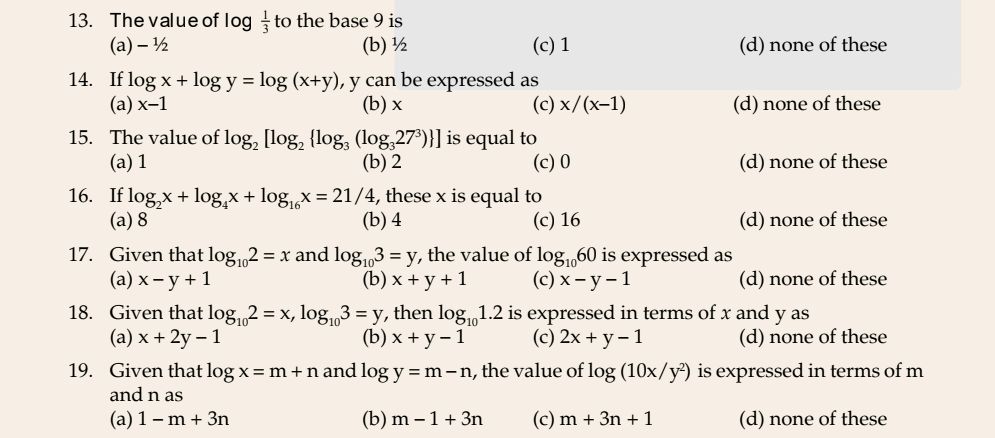 13. The value of $_{ {1}{3}}$ to the base 9 | StudyX