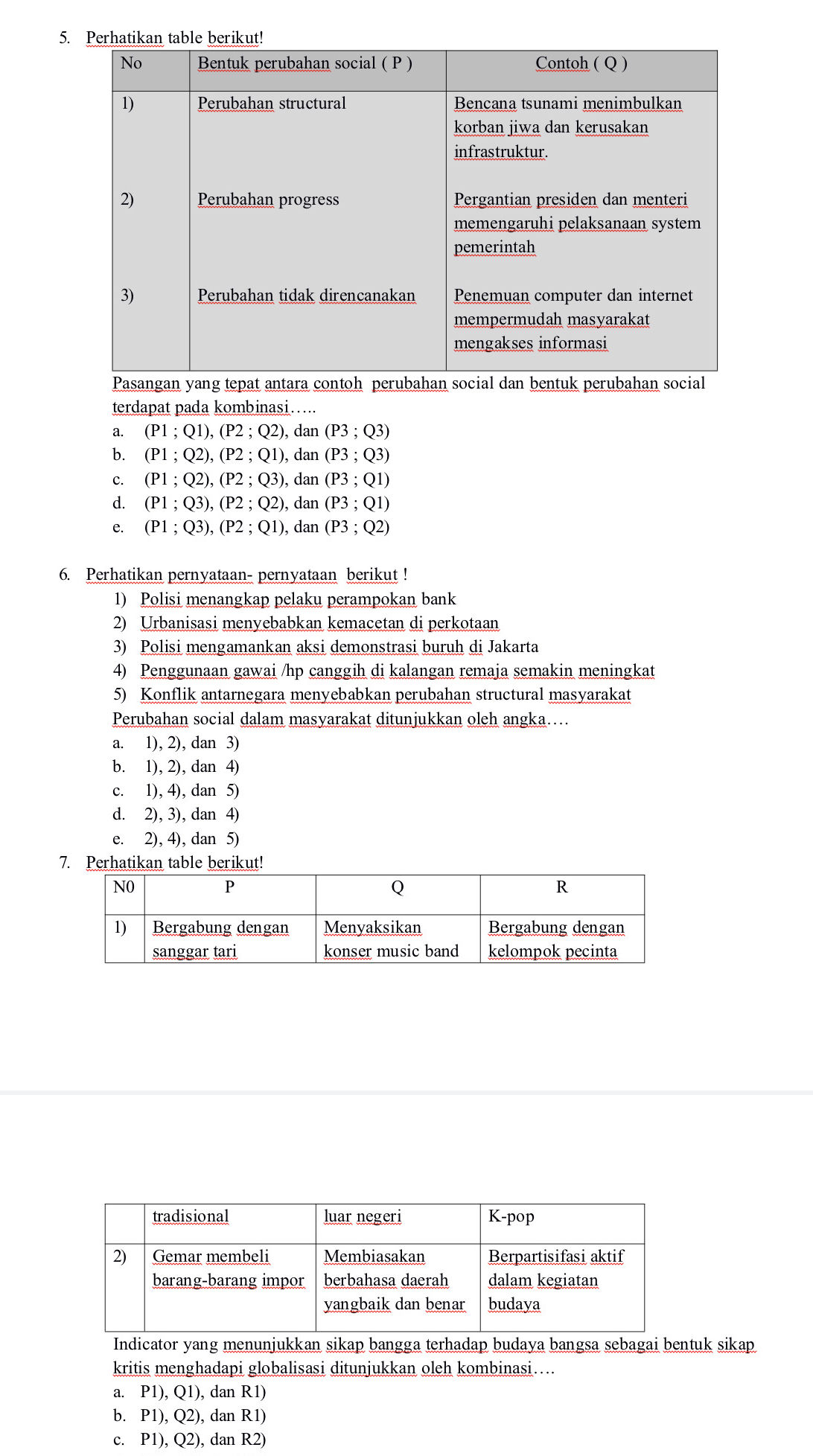 5. Perhatikan table berikut! | No | Bentuk | StudyX