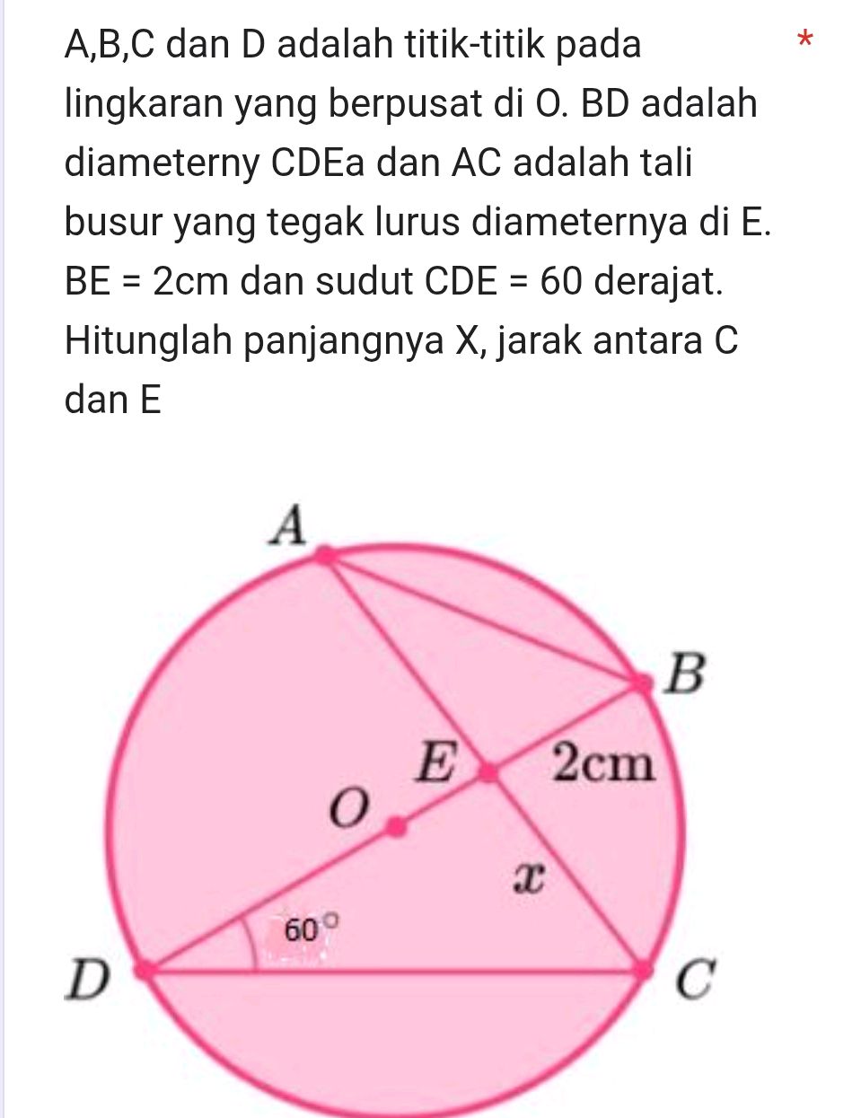 A, B, C dan D adalah titik-titik pada | StudyX