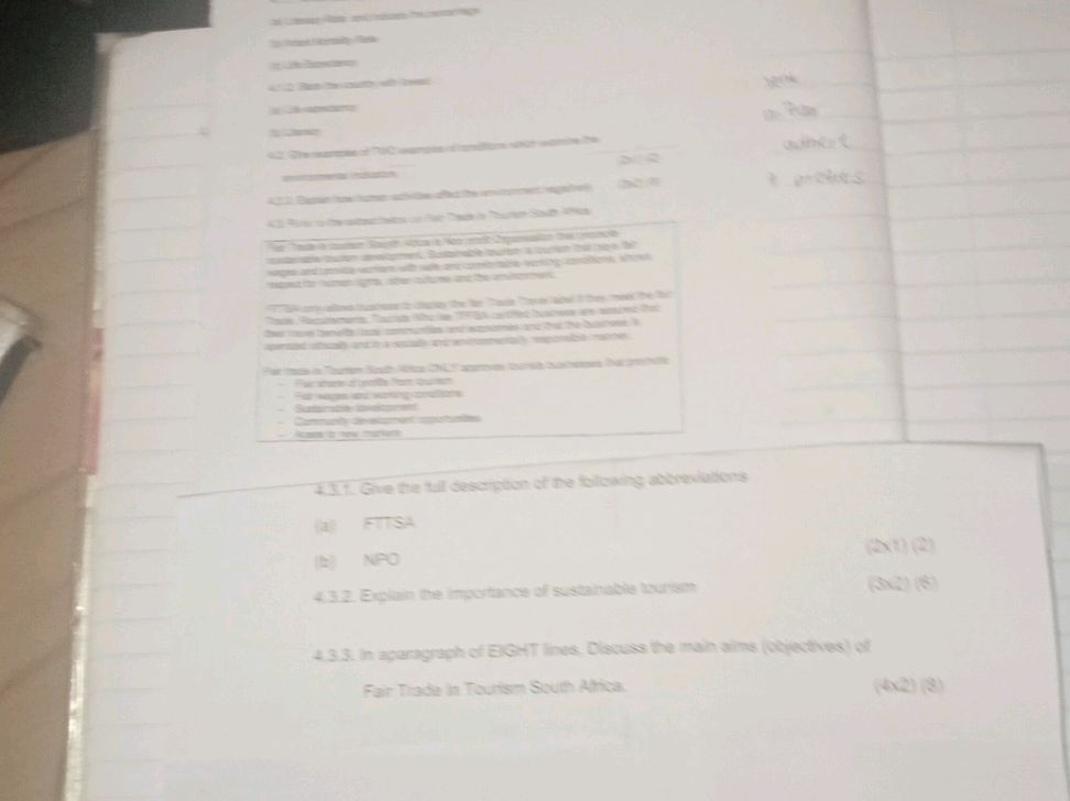 4.3.1. Give the full description of the | StudyX