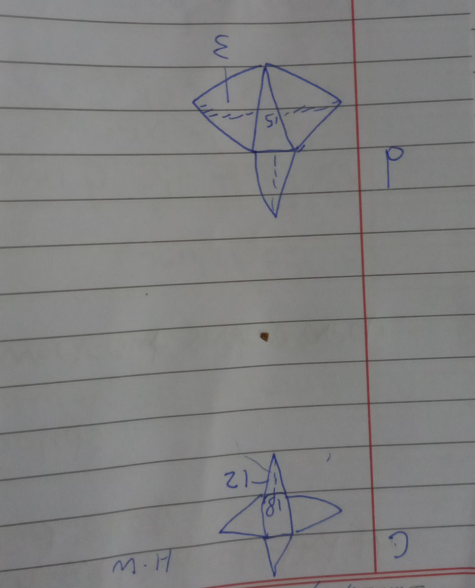 The image contains diagrams of 3D shapes | StudyX