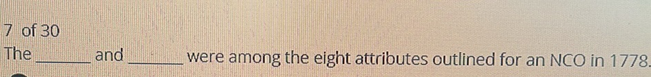 The and were among the eight attributes