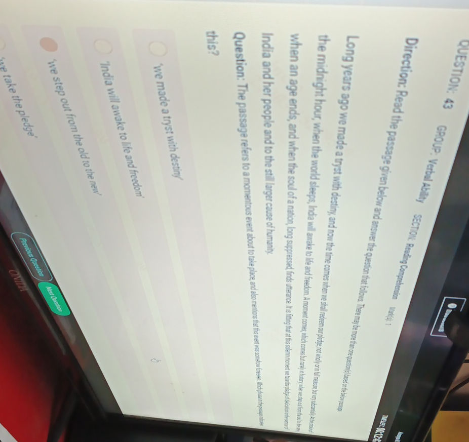 Direction: Read the passage given below and | StudyX