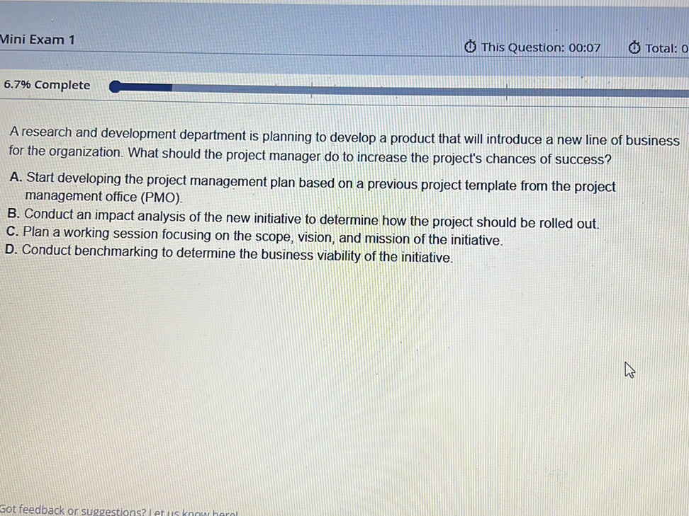 A research and development department is | StudyX