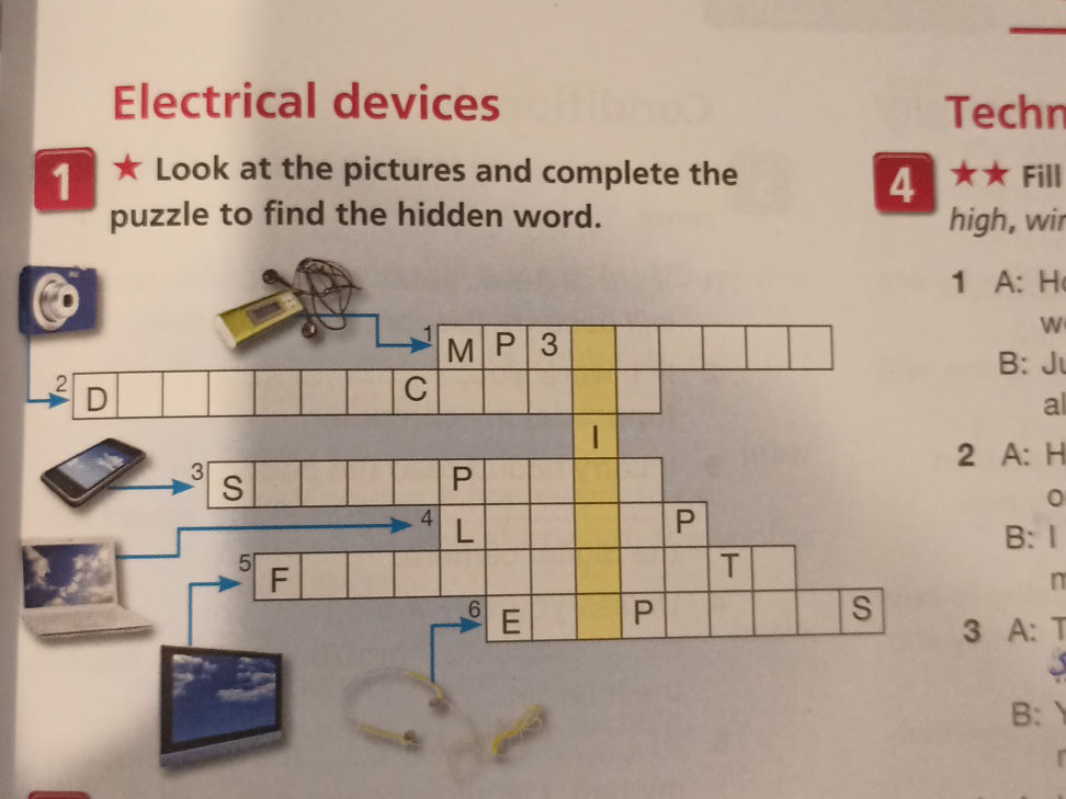 Look at the pictures and complete the puzzle | StudyX