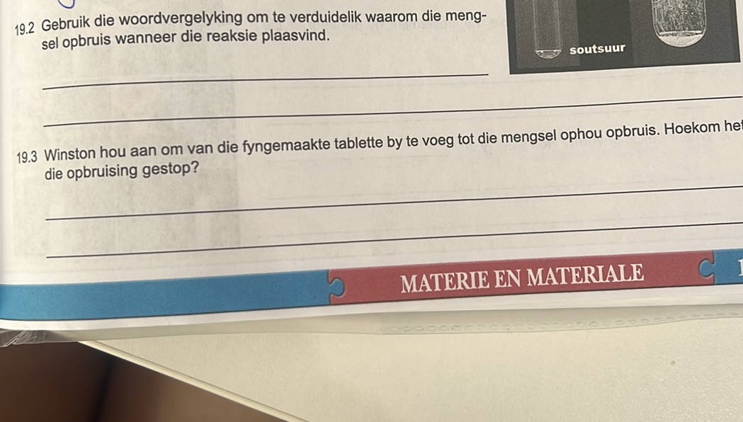 19.2 Gebruik die woordvergelyking om te | StudyX