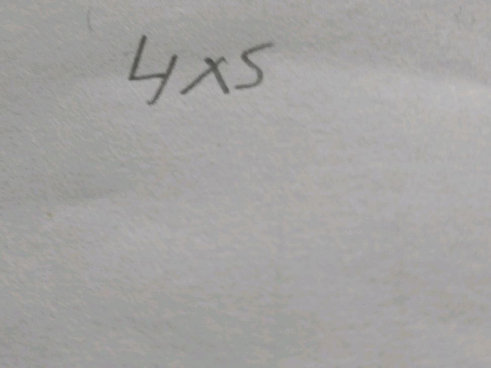 Multiplication: 4 x 5 | StudyX