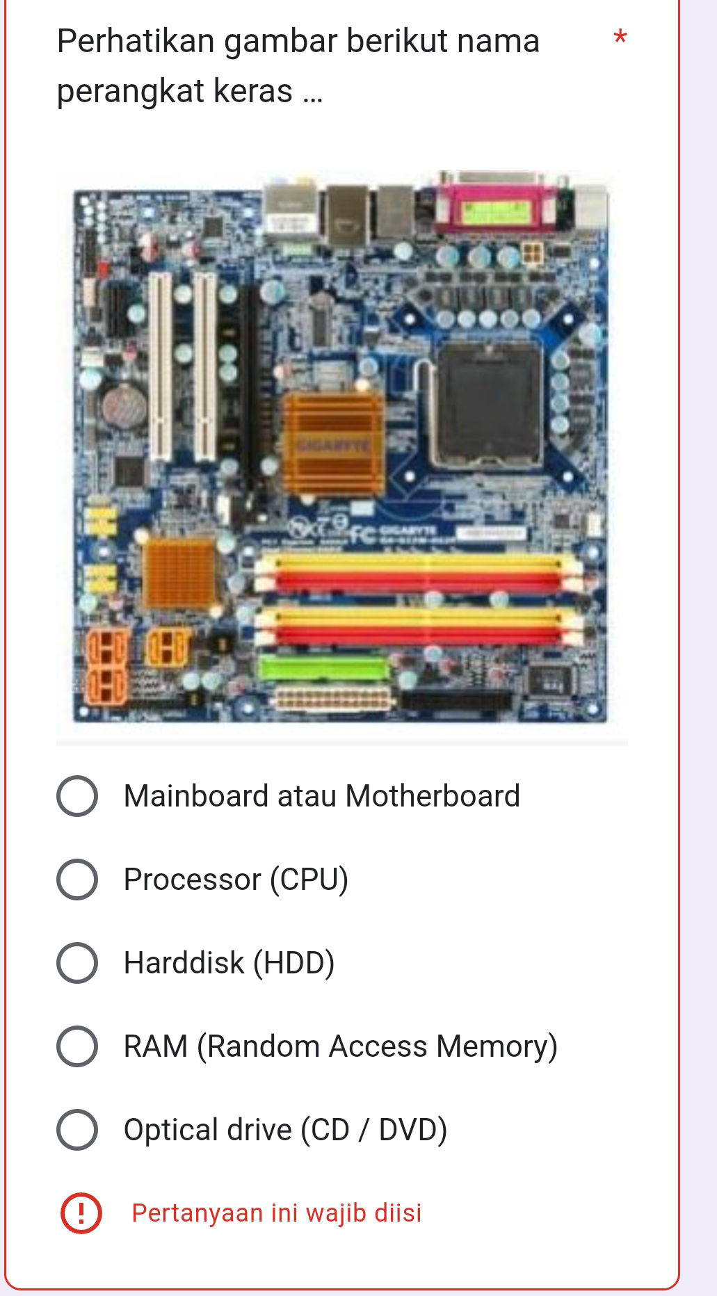 Perhatikan gambar berikut nama perangkat | StudyX