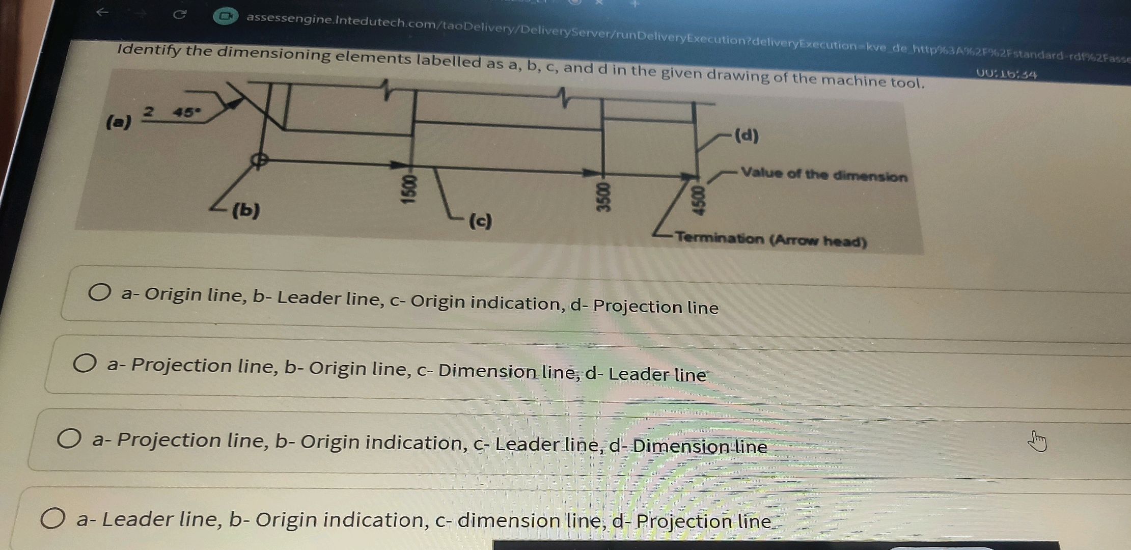 Identify the dimensioning elements labelled | StudyX