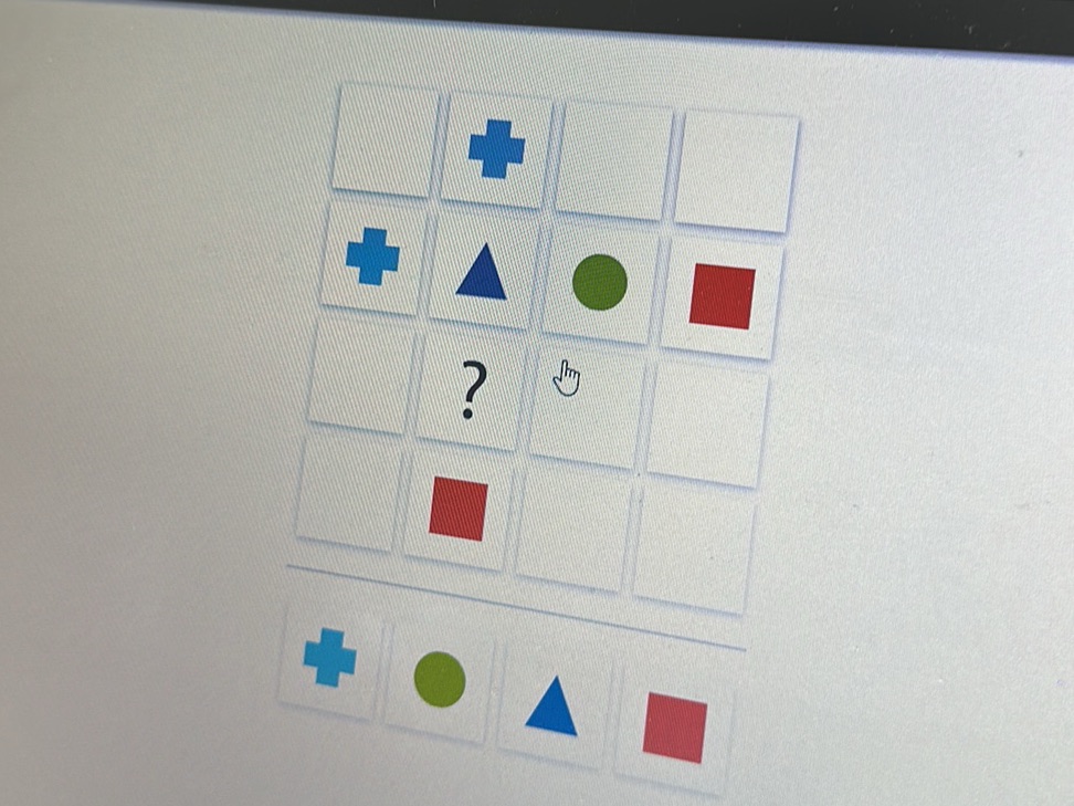 Identify the missing shape in the pattern. | StudyX