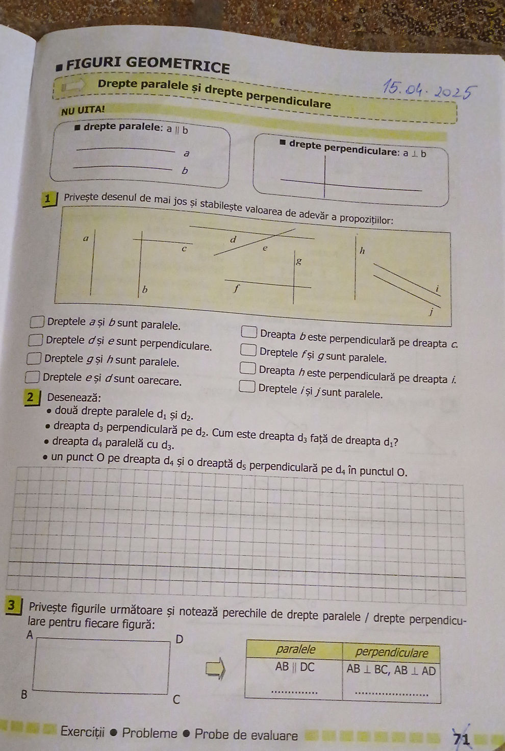 1 Privește desenul de mai jos și stabilește | StudyX