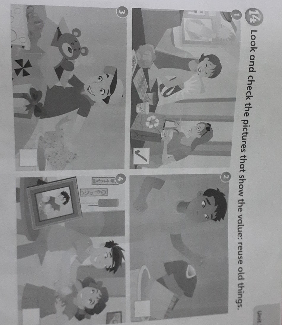Look and check the pictures that show the | StudyX