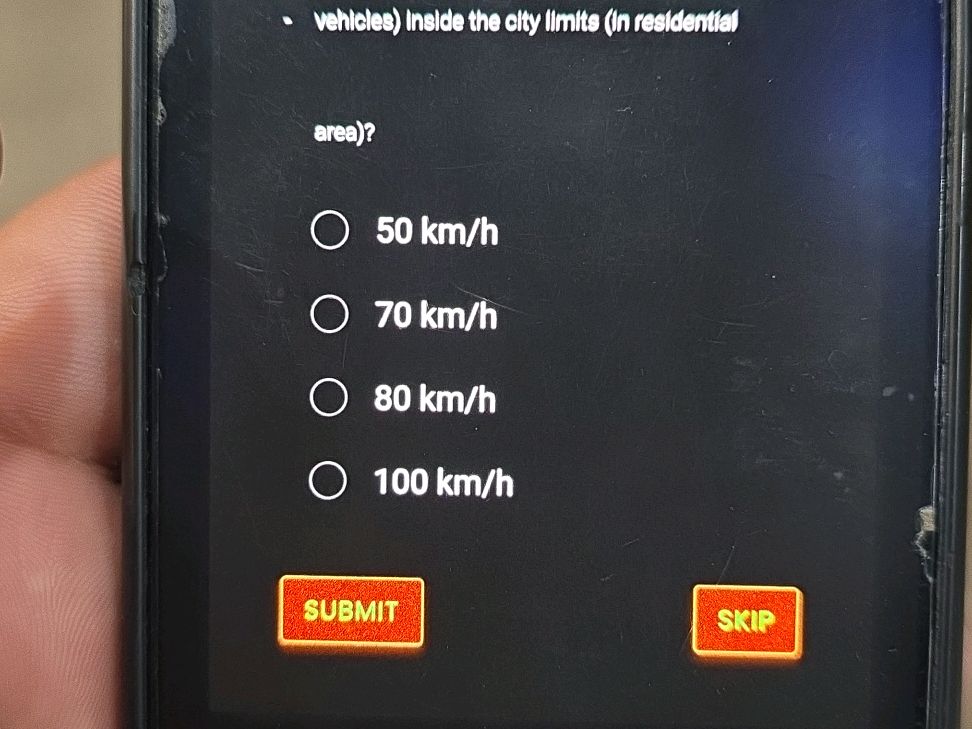 vehicles) Inside the city limits (in | StudyX