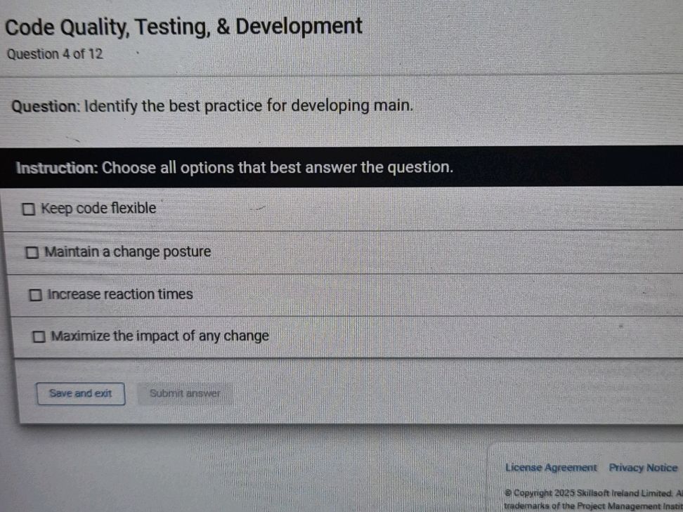 Question: Identify the best practice for | StudyX