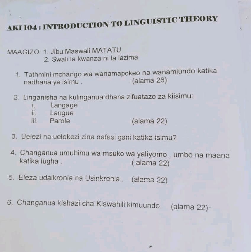 1. Tathmini mchango wa wanamapokeo na | StudyX