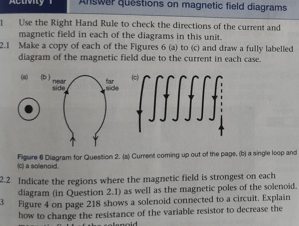 1 Use the Right Hand Rule to check the | StudyX