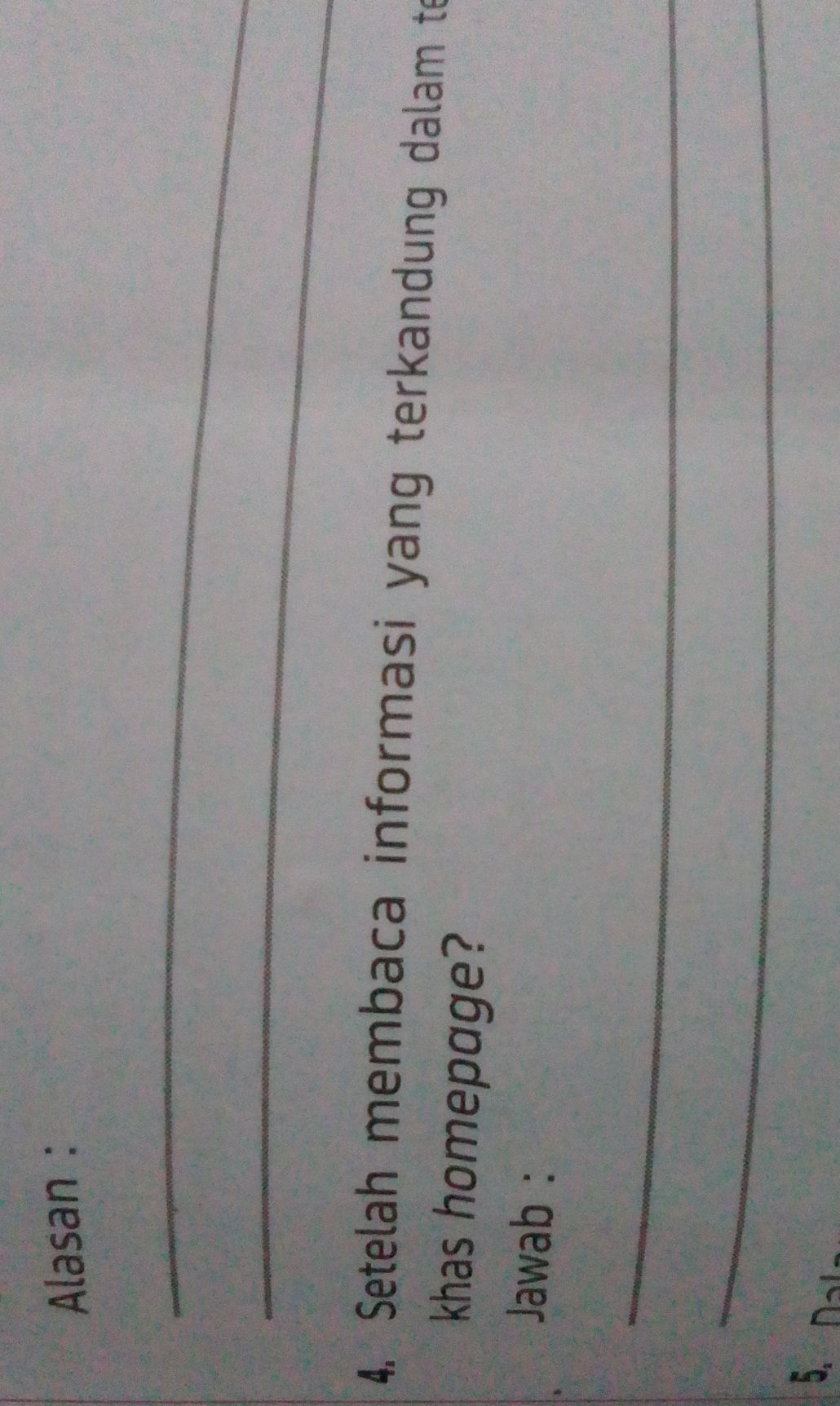 4. Setelah membaca informasi yang terkandung | StudyX