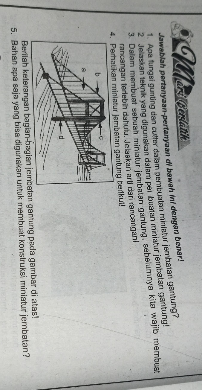 1. Apa fungsi gunting dan cutter dalam | StudyX