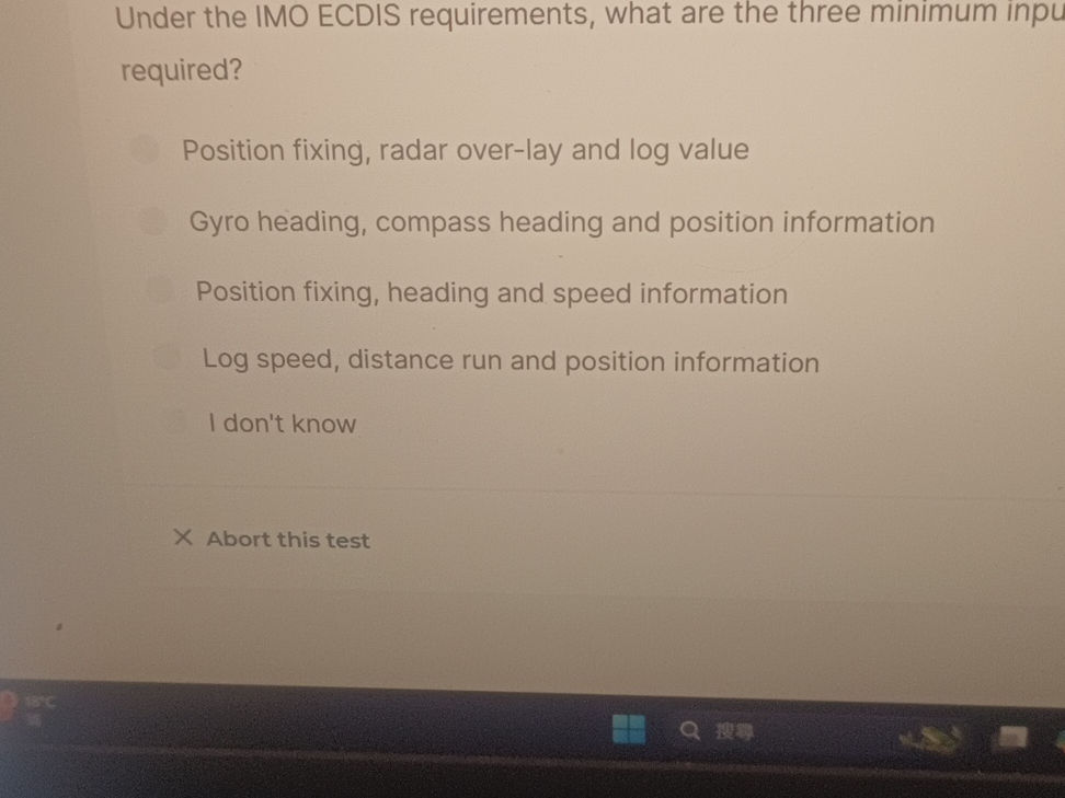 Under the IMO ECDIS requirements, what are | StudyX